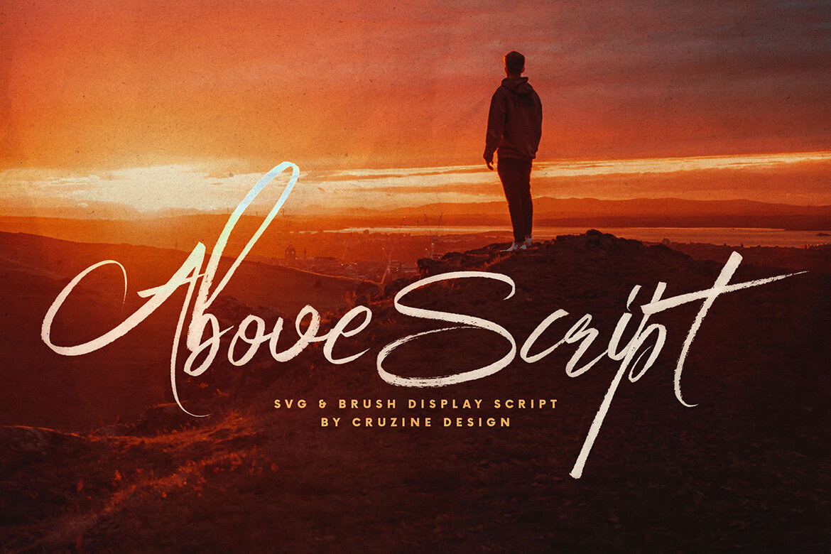 Above Brush & SVG Script | Deeezy