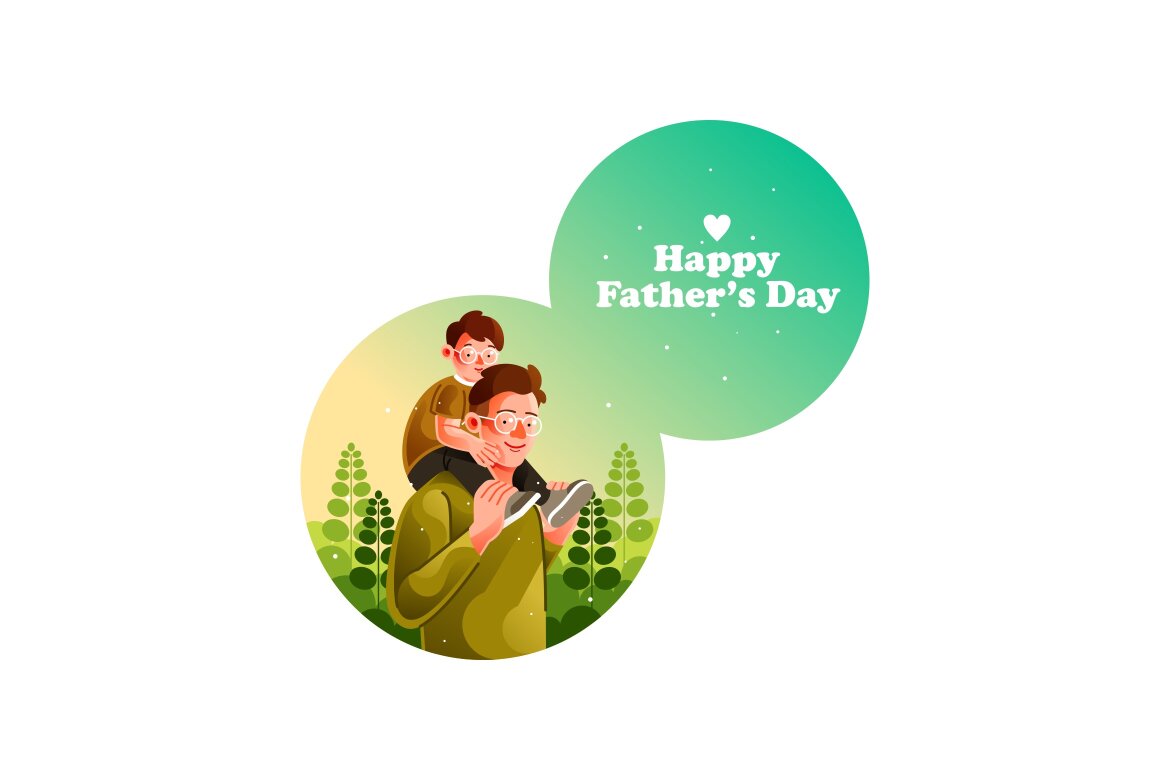 Happy Father's Day FREE Illustration | Deeezy