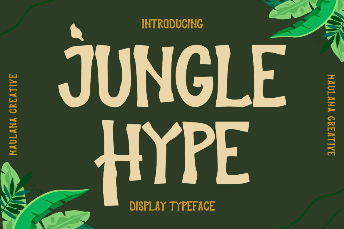 Jungle Hype Display FREE Font | Deeezy