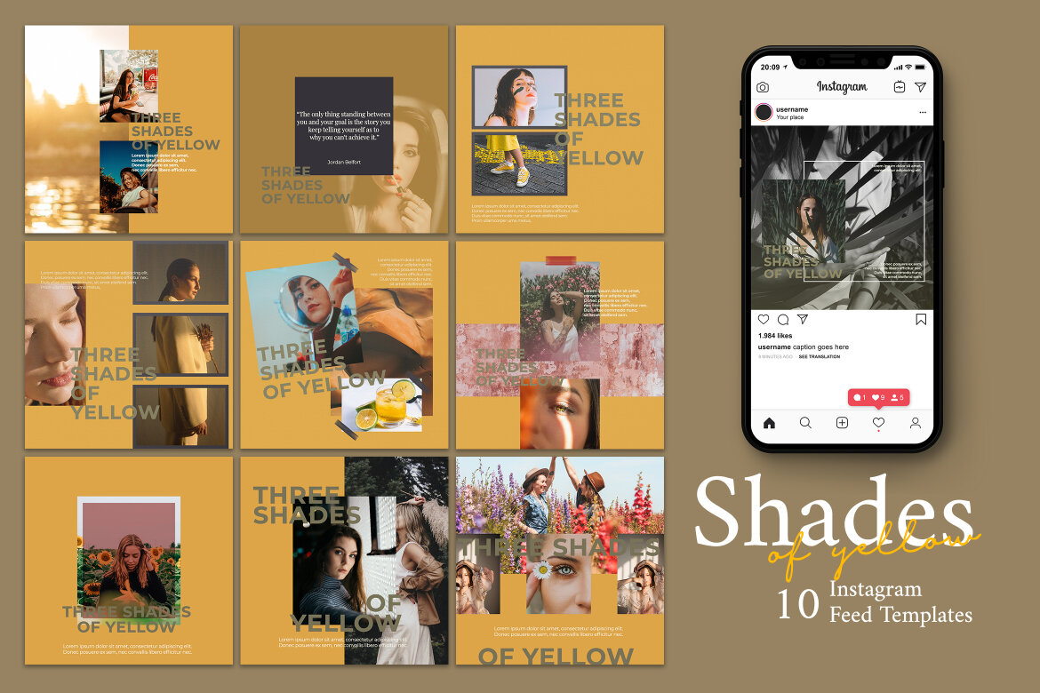 Shades - Instagram Post Template | Deeezy