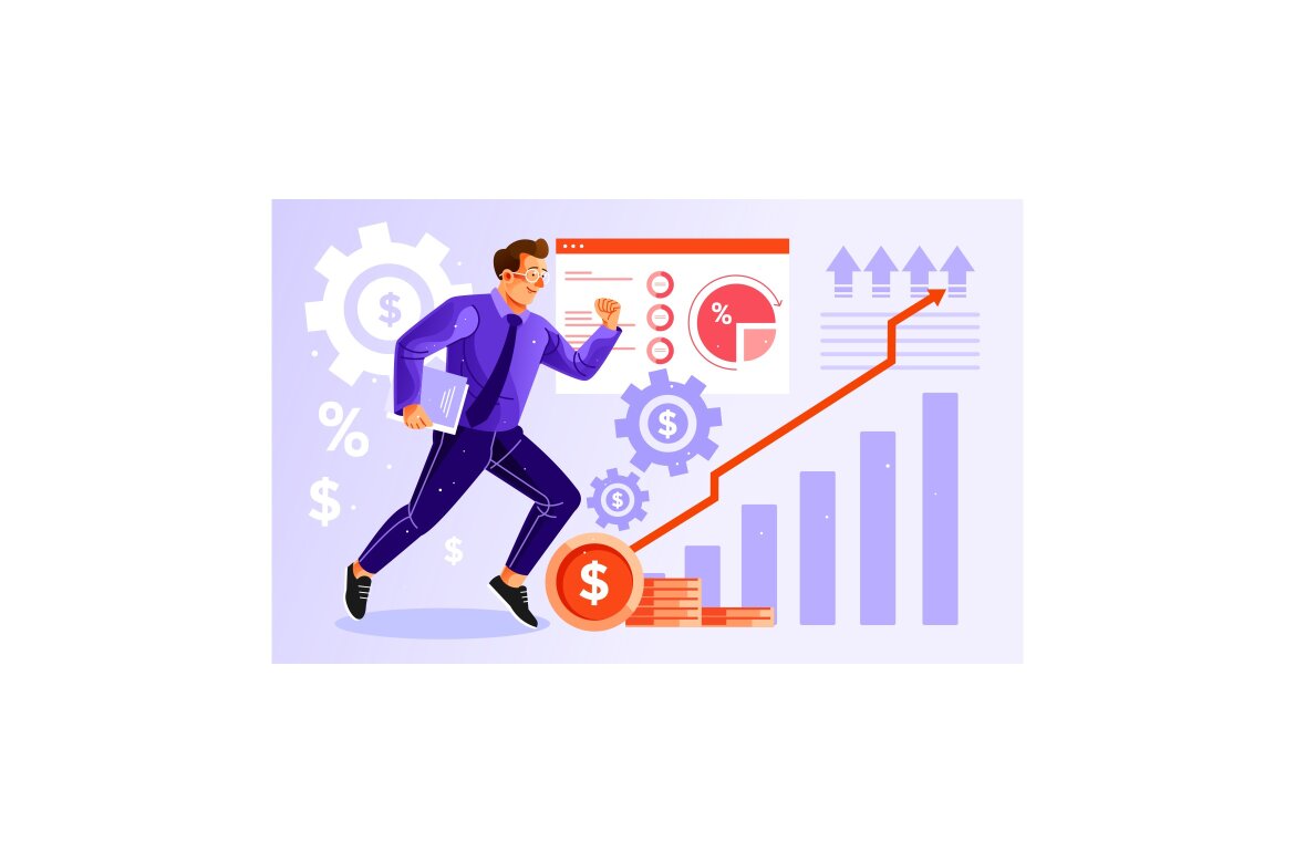 Employees Work Hard For Success - Free Illustration | Deeezy