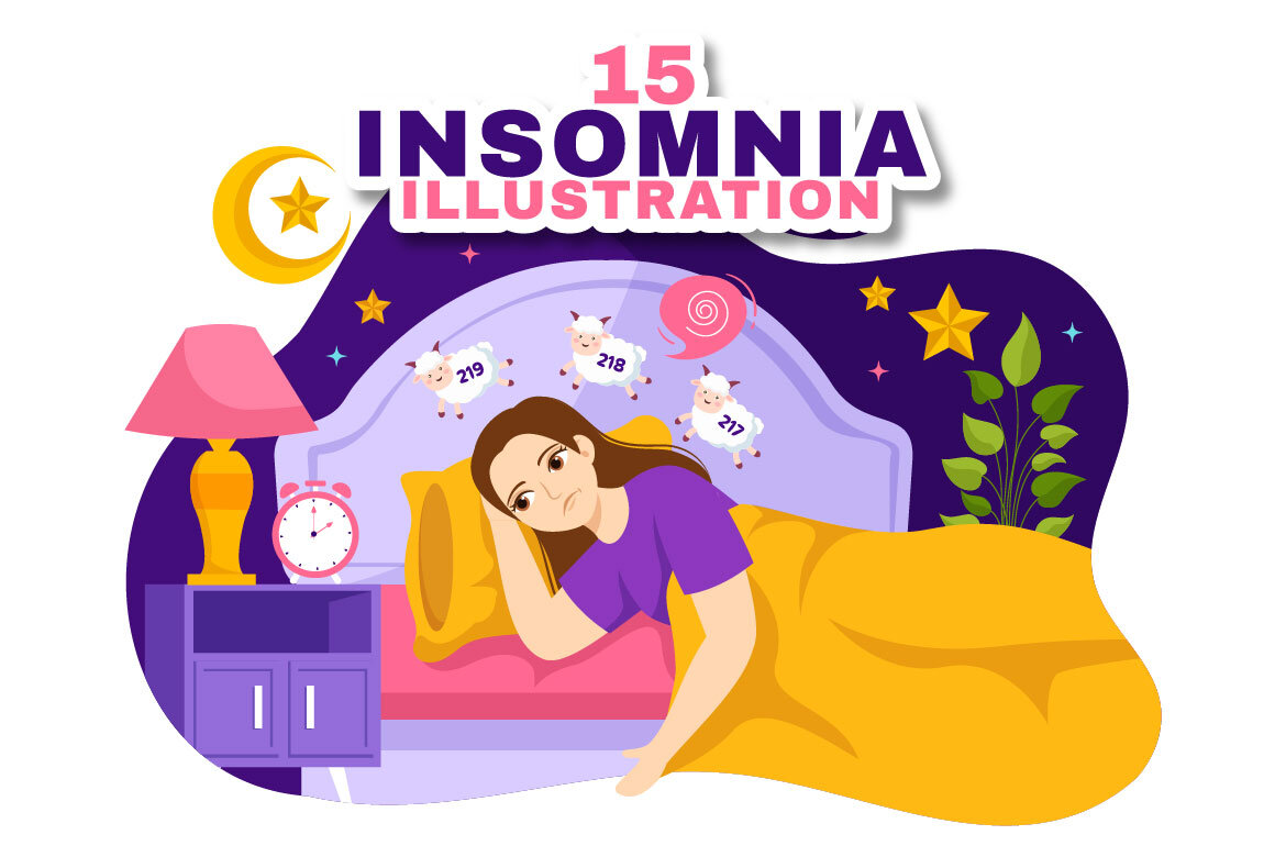 15 Insomnia Vector Illustration | Deeezy