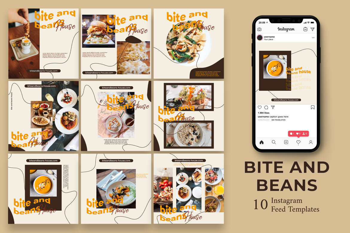 Food - Instagram Post Template | Deeezy