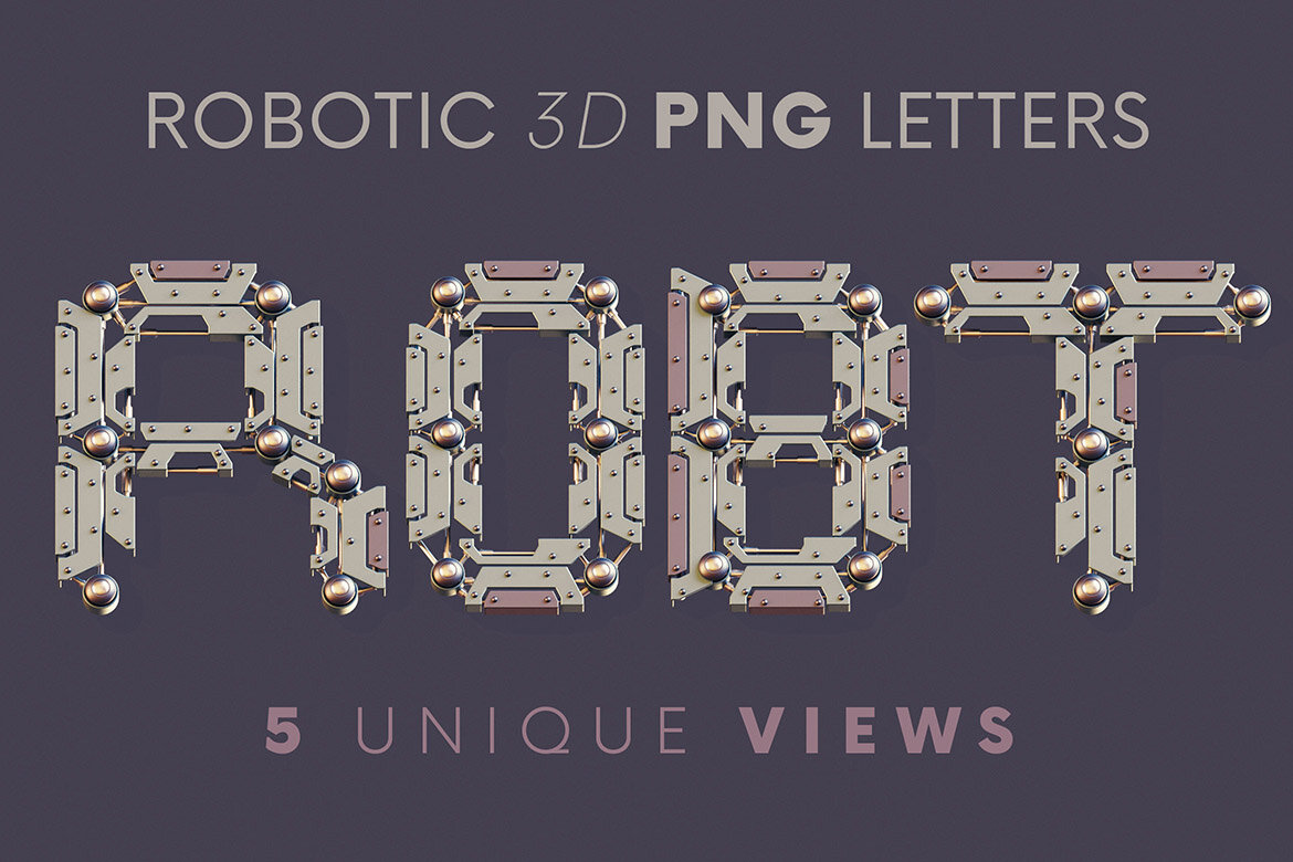 Robotic - 3D Lettering | Deeezy