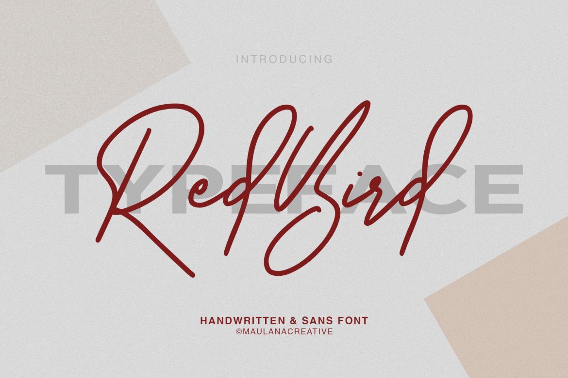 Redbird Signature Font Duo | Deeezy