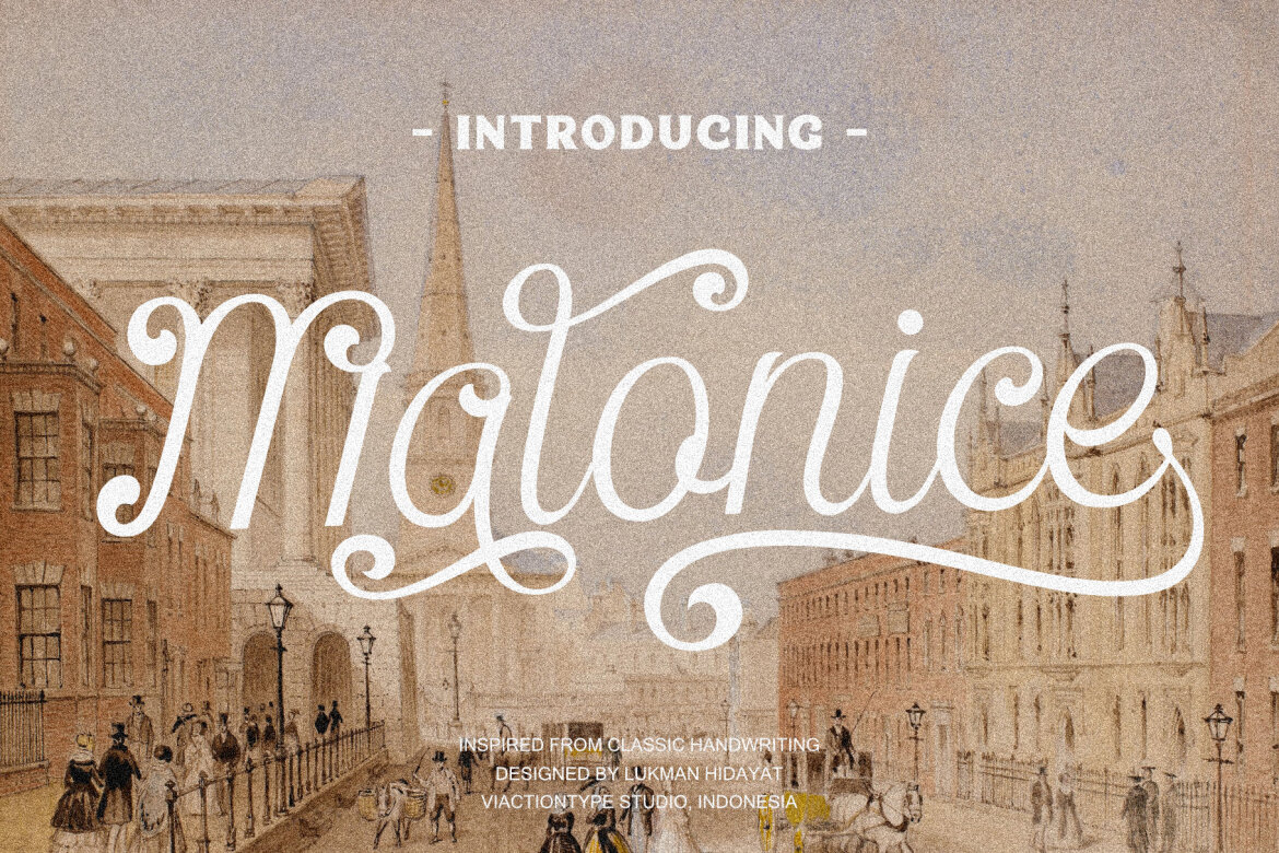 Malonice – Retro Script | Deeezy