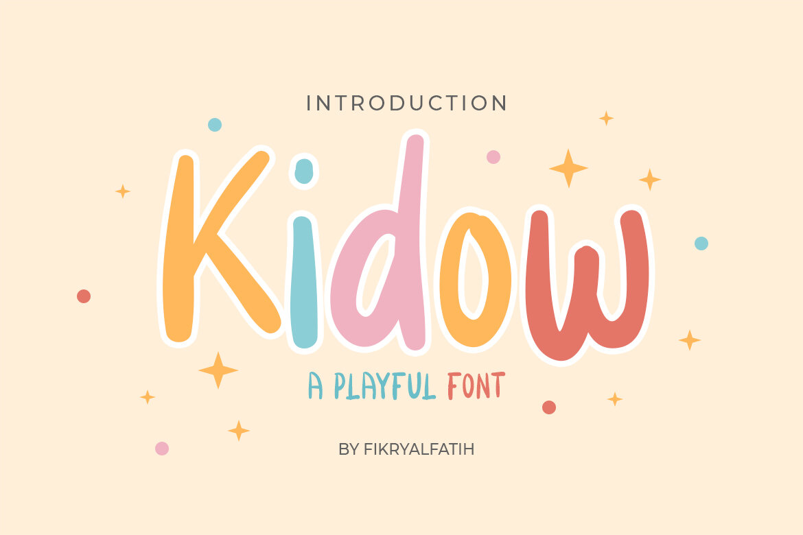 Kidow Free Font | Deeezy