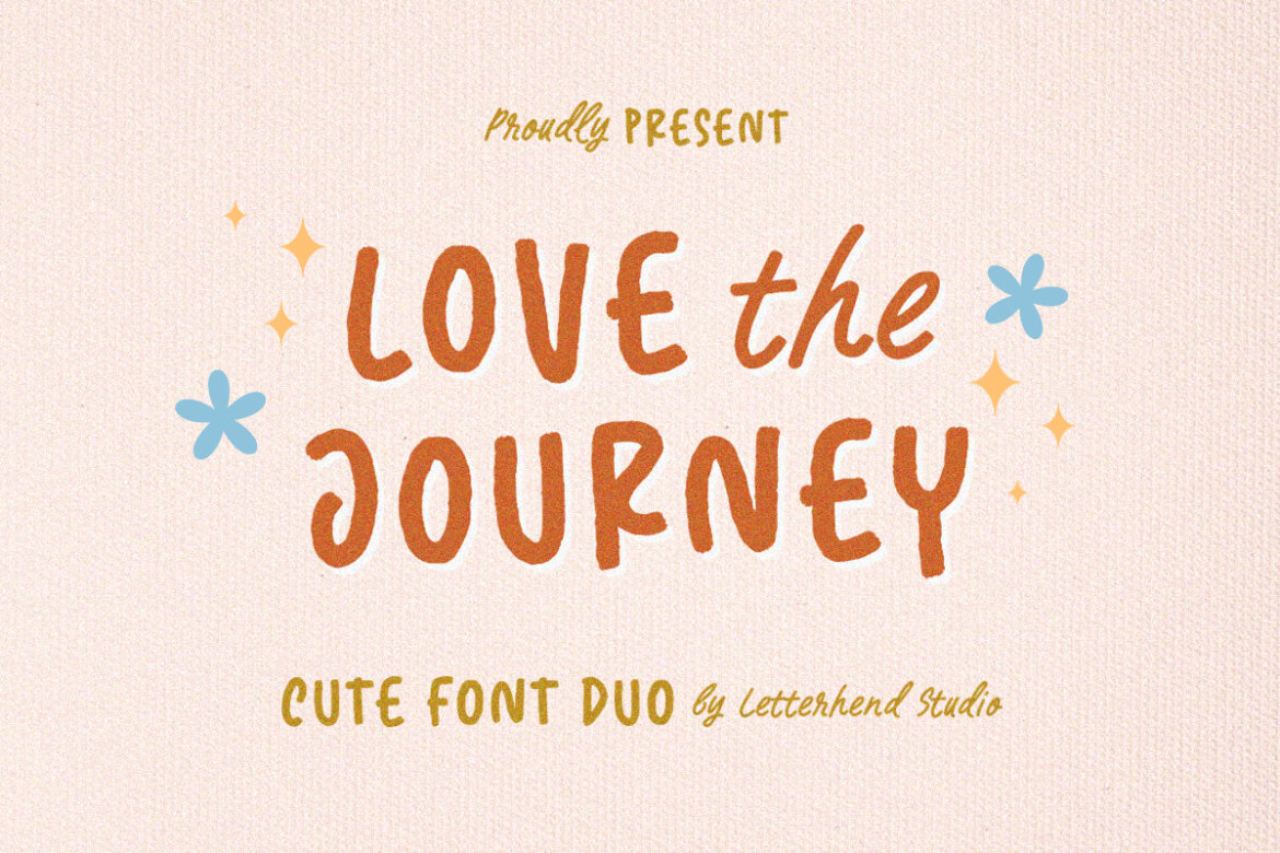 Love The Journey - Cute Font Duo | Deeezy