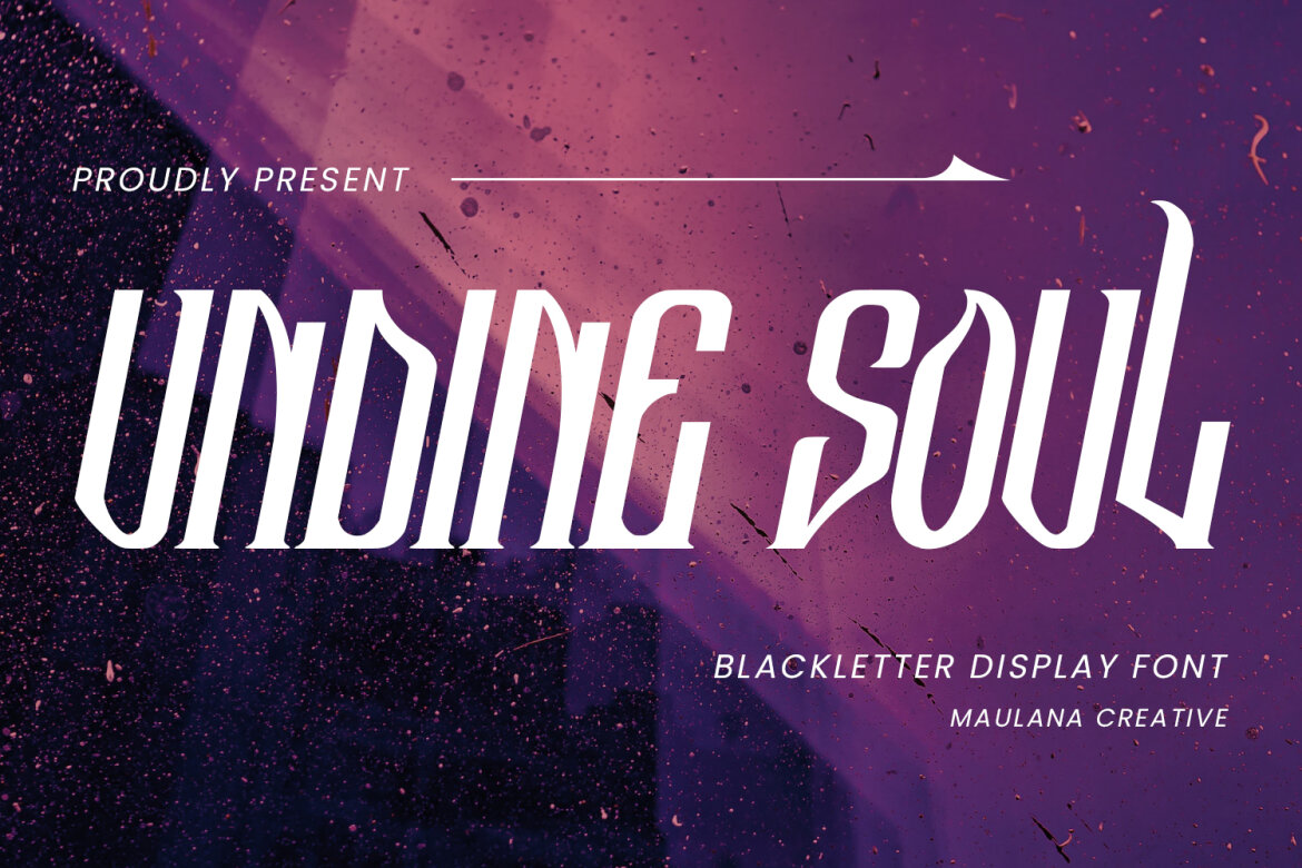 Undine Soul Blackletter Display Font | Deeezy