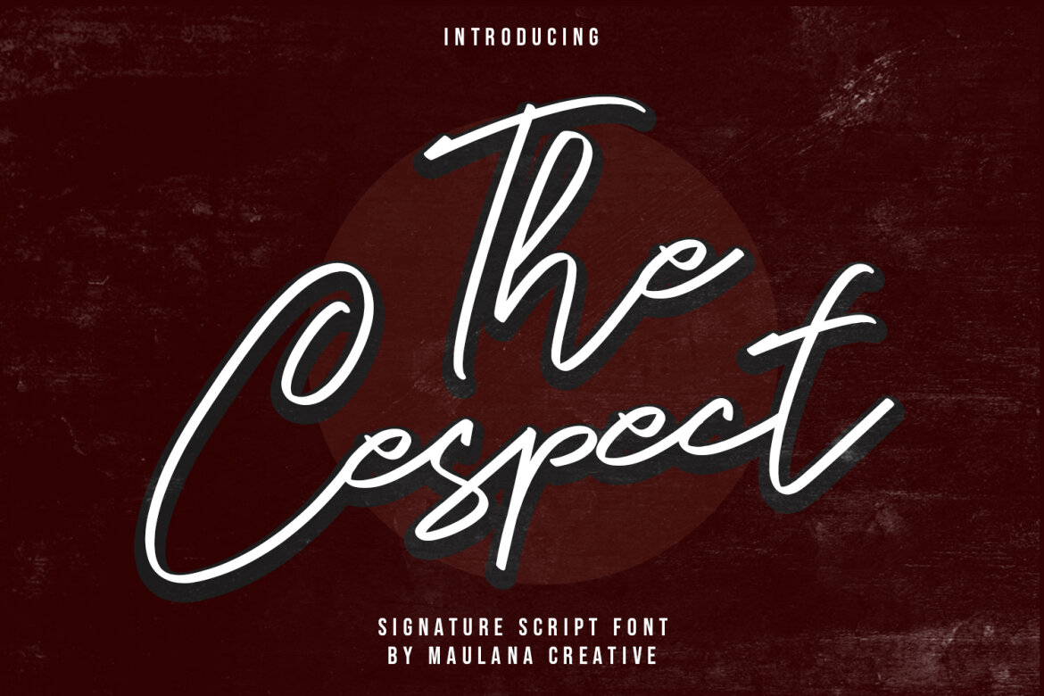 The Cespect Script Font | Deeezy