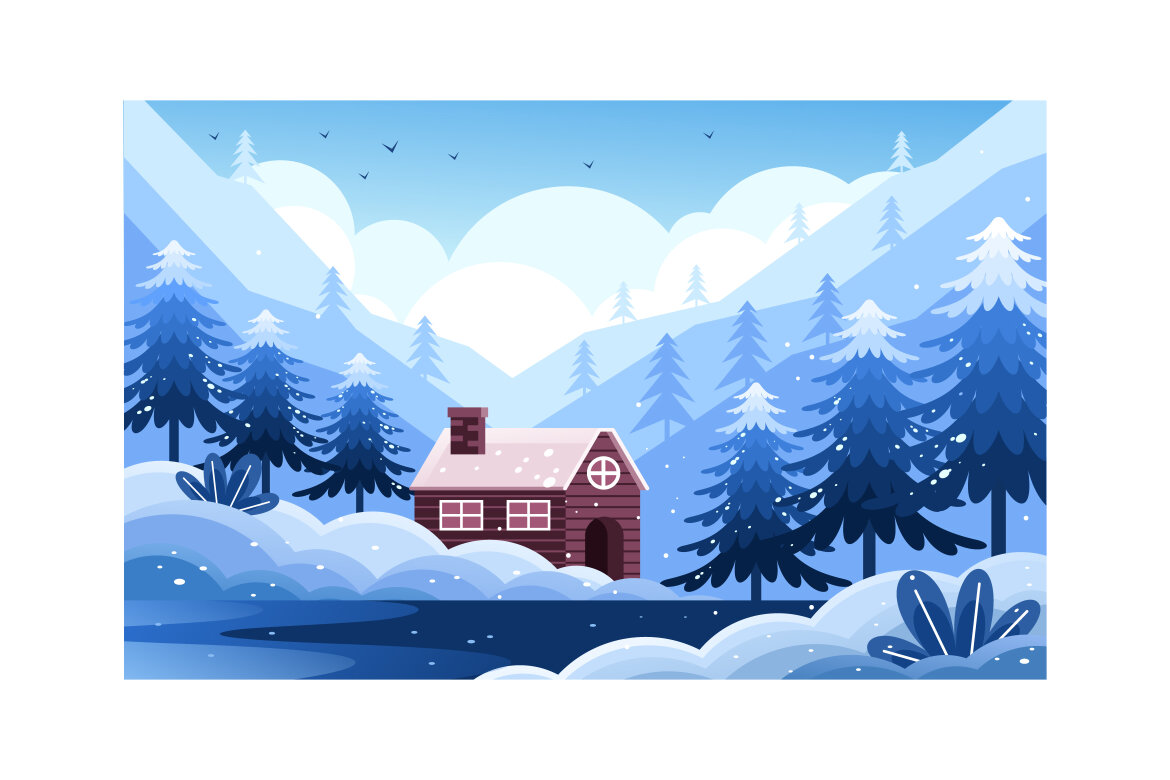 Winter Nature FREE Illustration | Deeezy