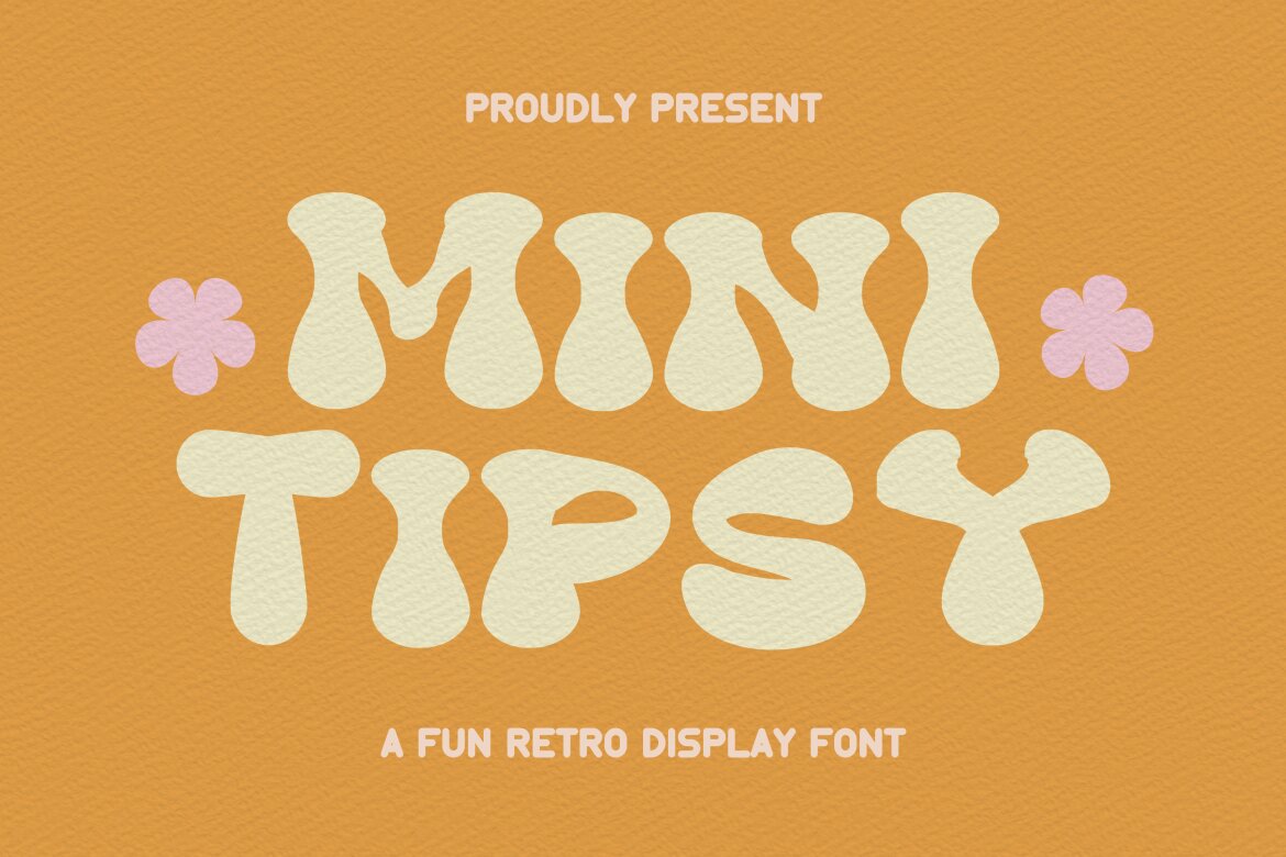 Mini Tipsy - Fun Retro Font | Deeezy