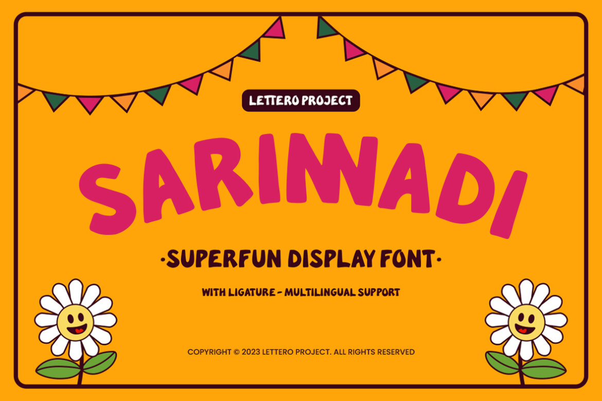 Sarinnadi Display Font | Deeezy