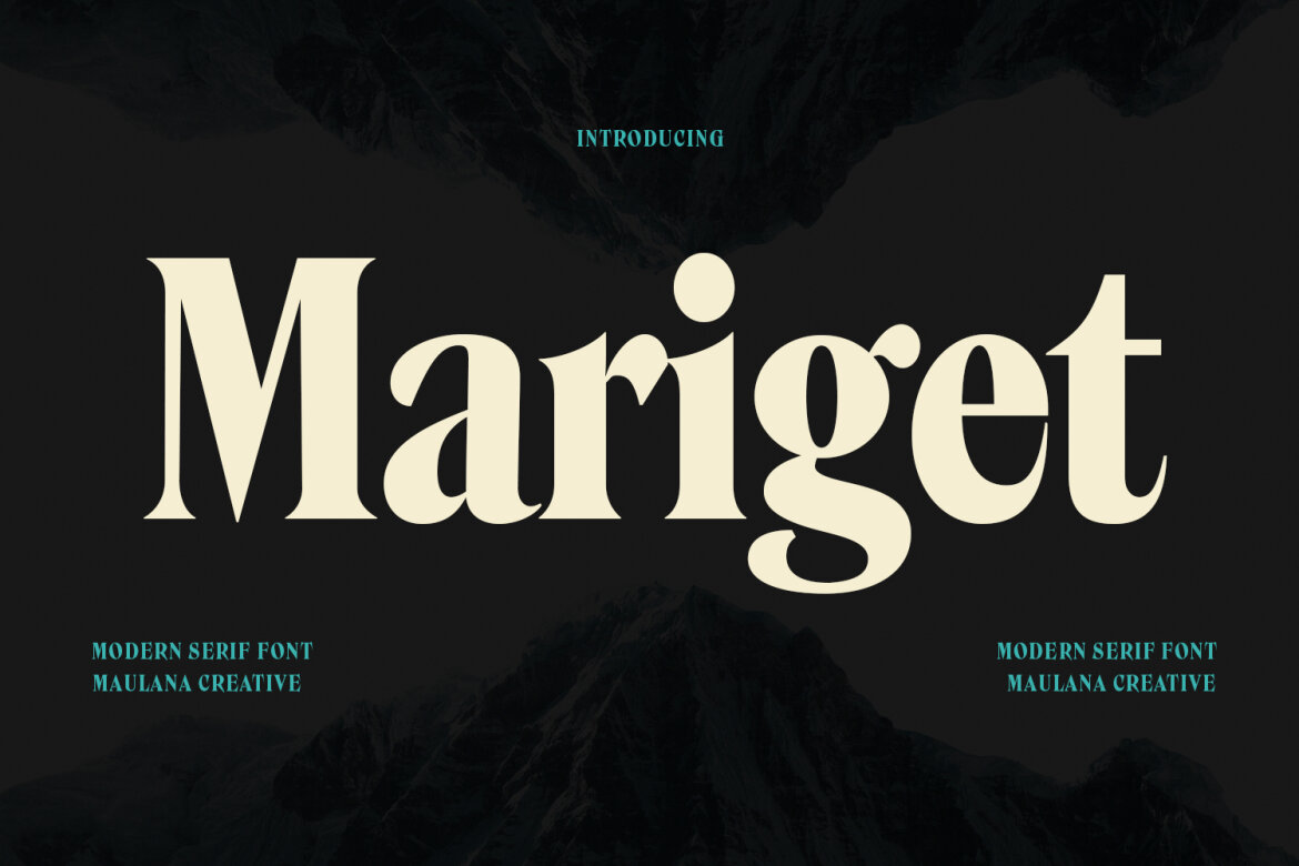 Mariget Serif Display Font | Deeezy