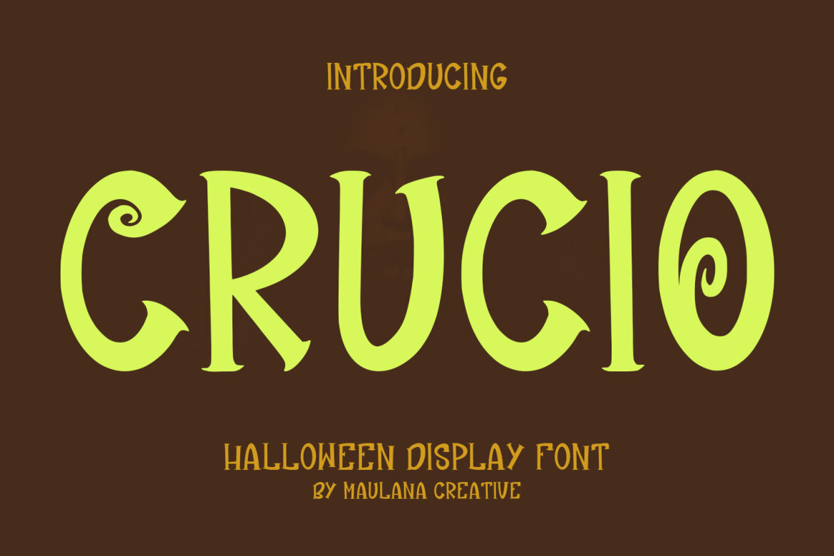 Crucio FREE Display Font | Deeezy