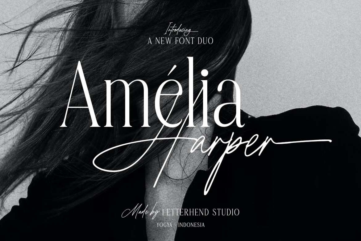 Amelia Harper Font Duo | Deeezy