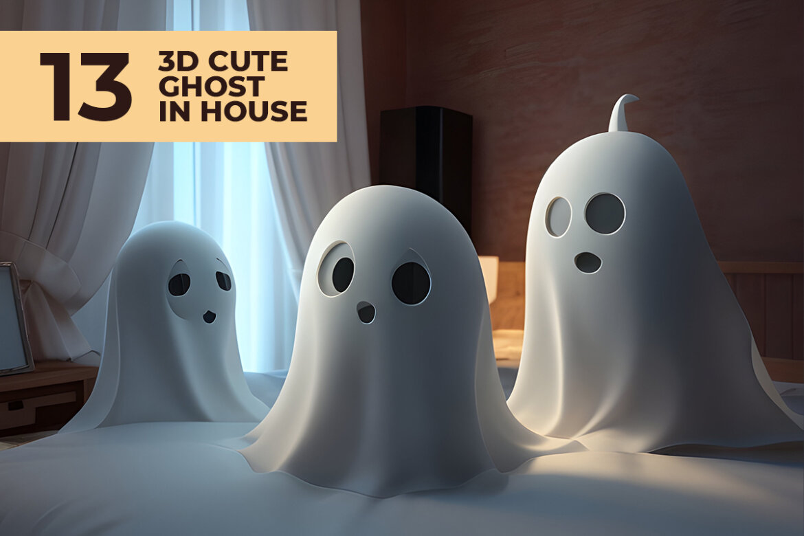 13 Cute Ghost in House Stock Images | Deeezy