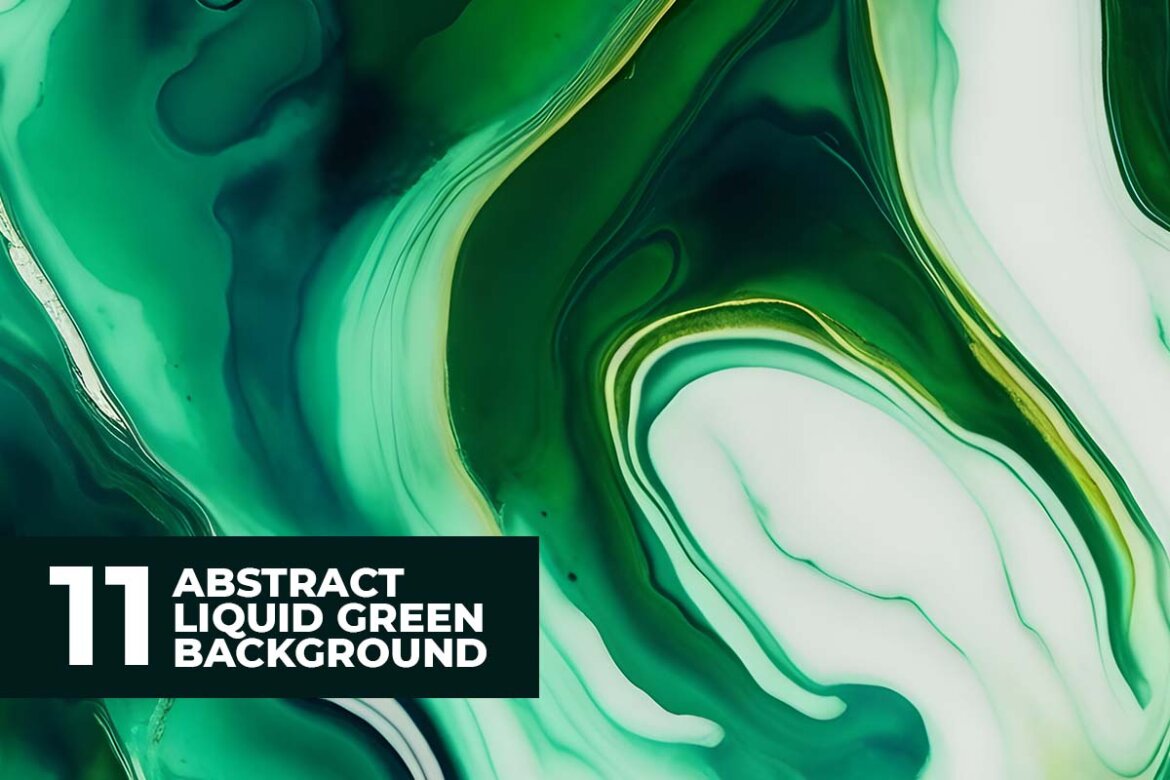 11 Abstract Green Liquid Stock Images | Deeezy