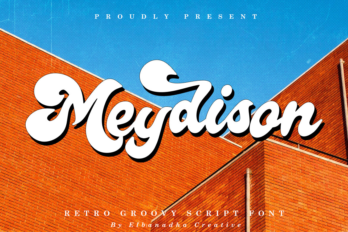 MEYDISON – RETRO GROOVY SCRIPT FONT | Deeezy