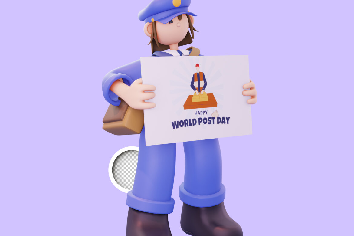 Draw a poster for world postal day | Deeezy
