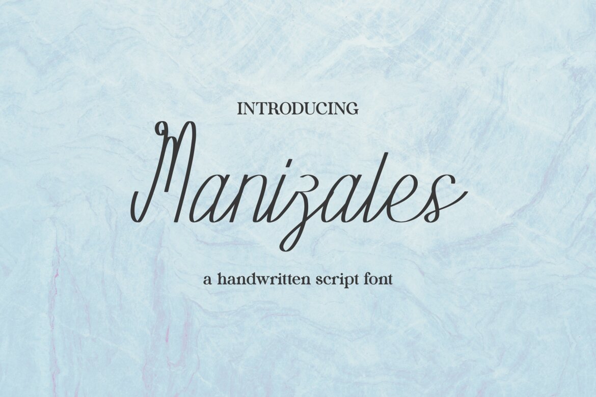 Manizales | Handwritten Font | Deeezy