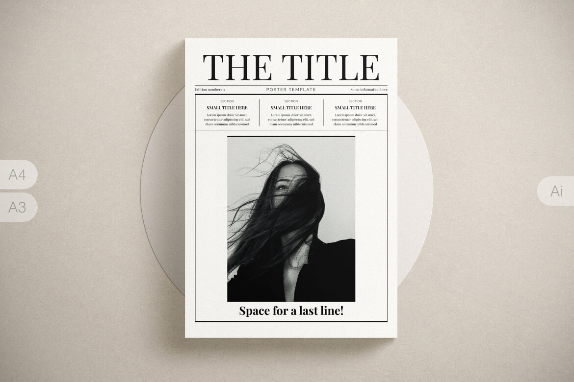 News Press Cover Poster Template | Deeezy