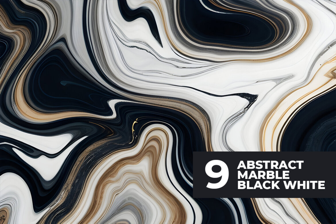9 Abstract Marble Black White Stock Images | Deeezy