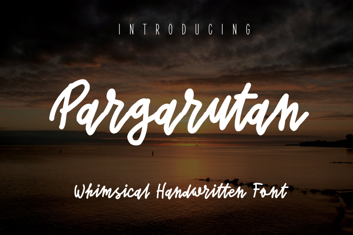 Pargarutan | Whimsical Handwritten Font | Deeezy