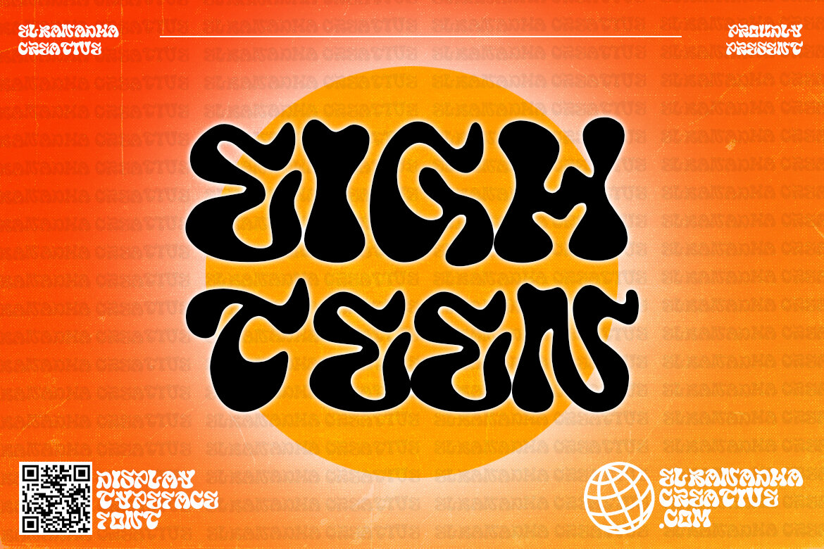 EIGHTEEN – DISPLAY TYPEFACE FONT | Deeezy