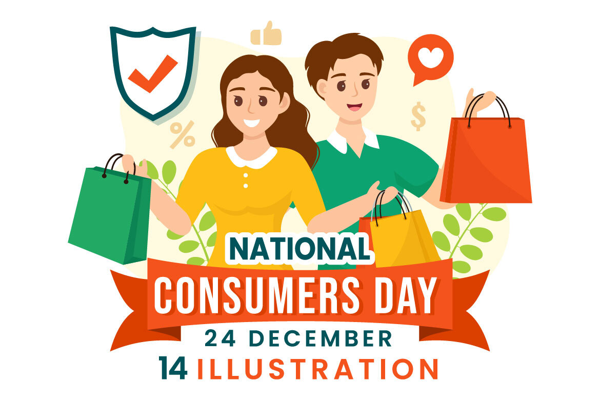 14 National Consumer Day Illustration | Deeezy
