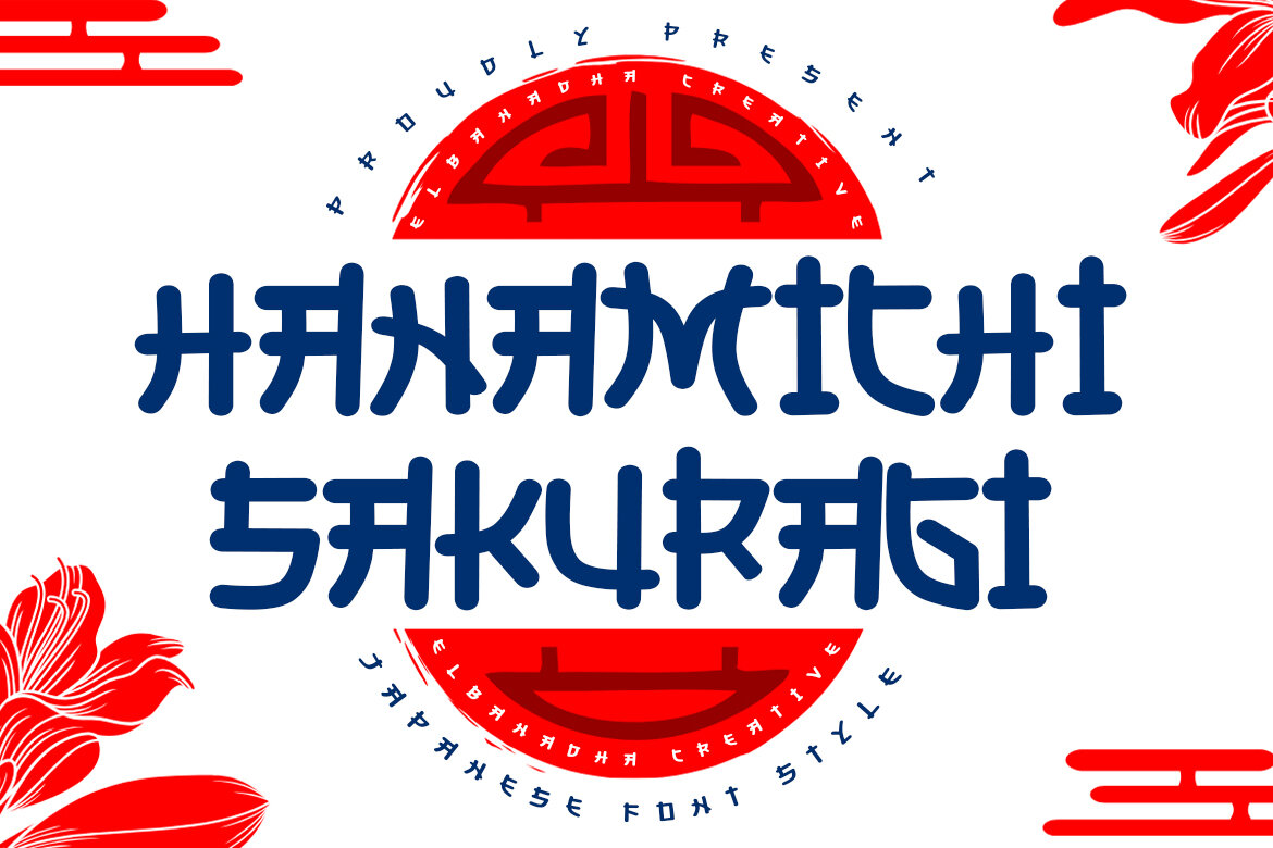 HANAMICHI SAKURAGI – JAPANESE BRUSH FONT | Deeezy