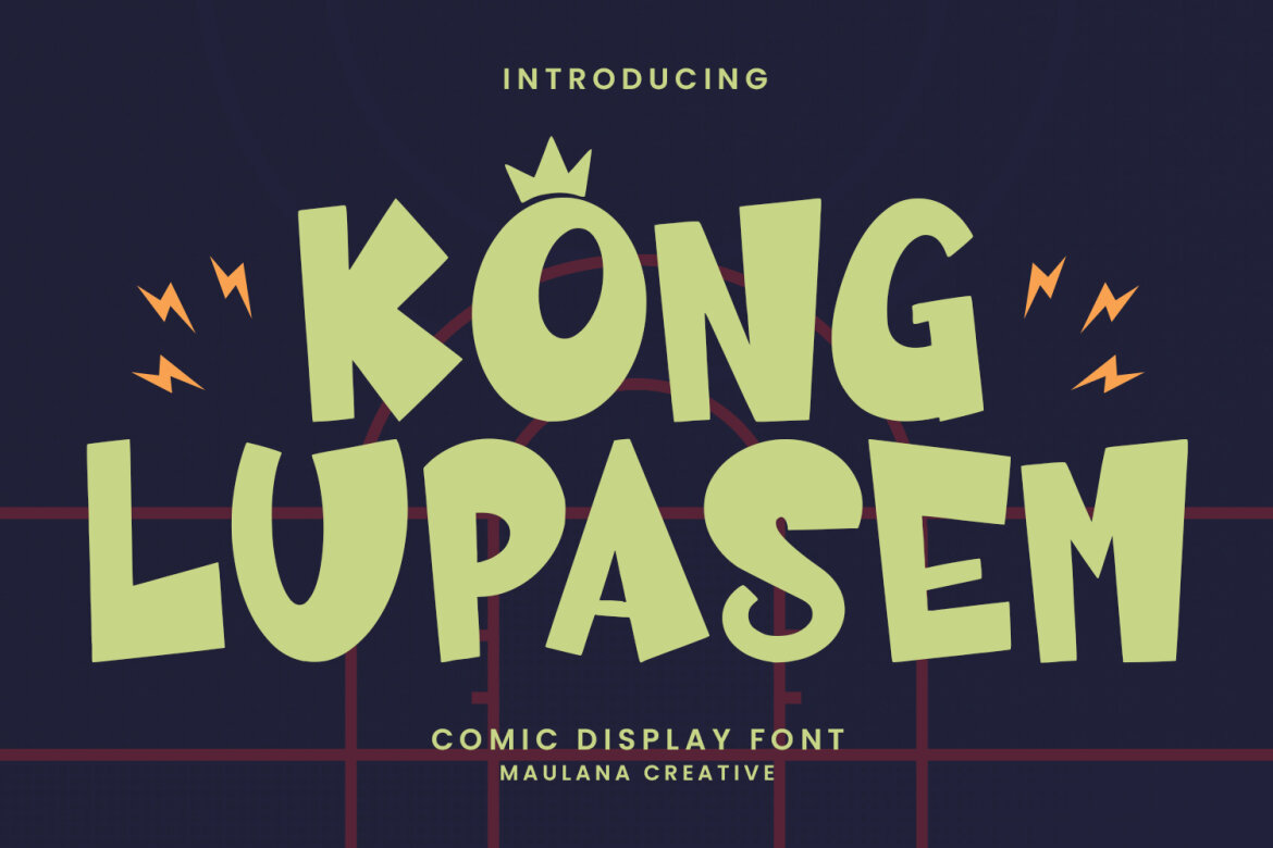 Kong Lupasem Comic Display Font | Deeezy