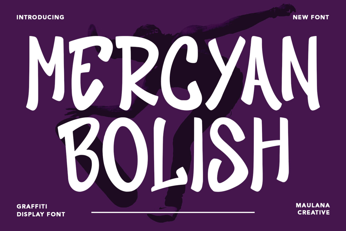 Mercyan Bolish Graffiti Display Font | Deeezy