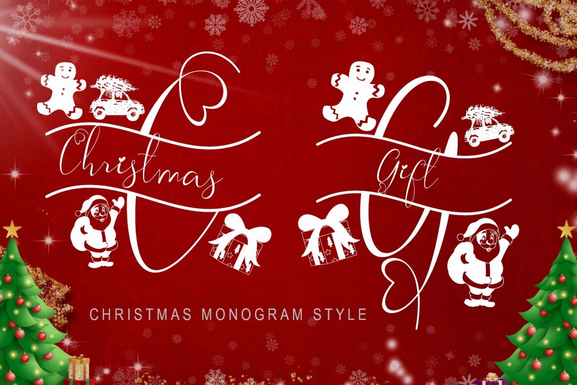 Christmas Gift Monogram | Deeezy