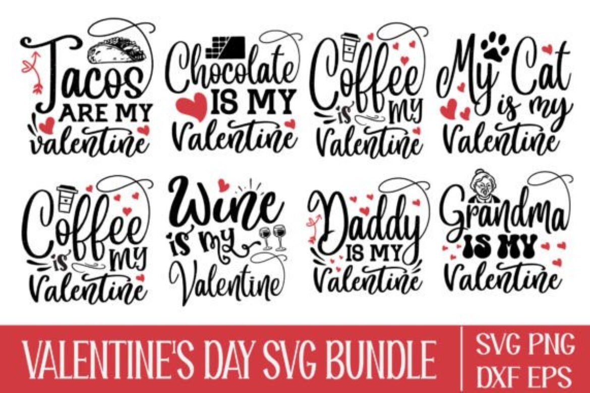 Valentine's Day SVG Bundle | Deeezy