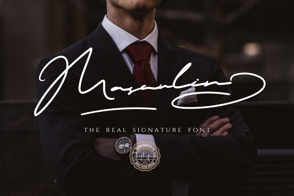 Masculin - The Real Signature Font | Deeezy