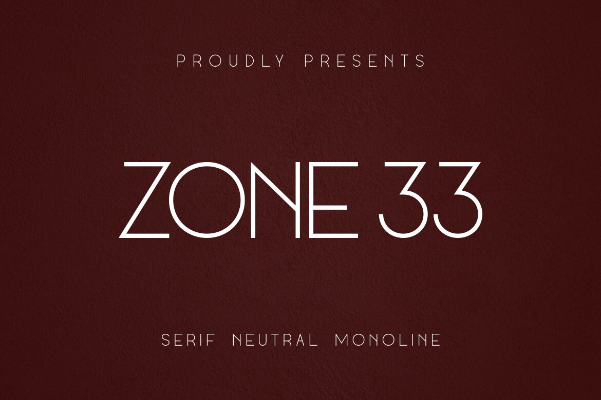 Zone 33 Font | Deeezy