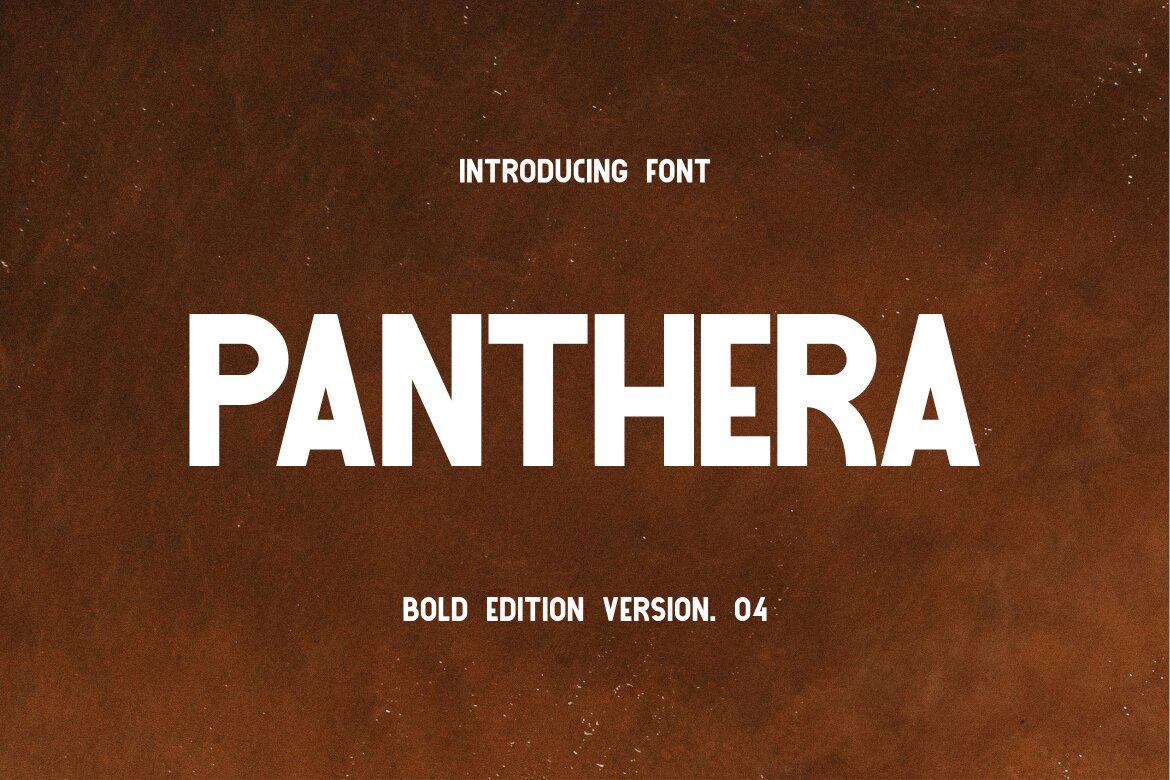 Panthera Monoletter Font | Deeezy