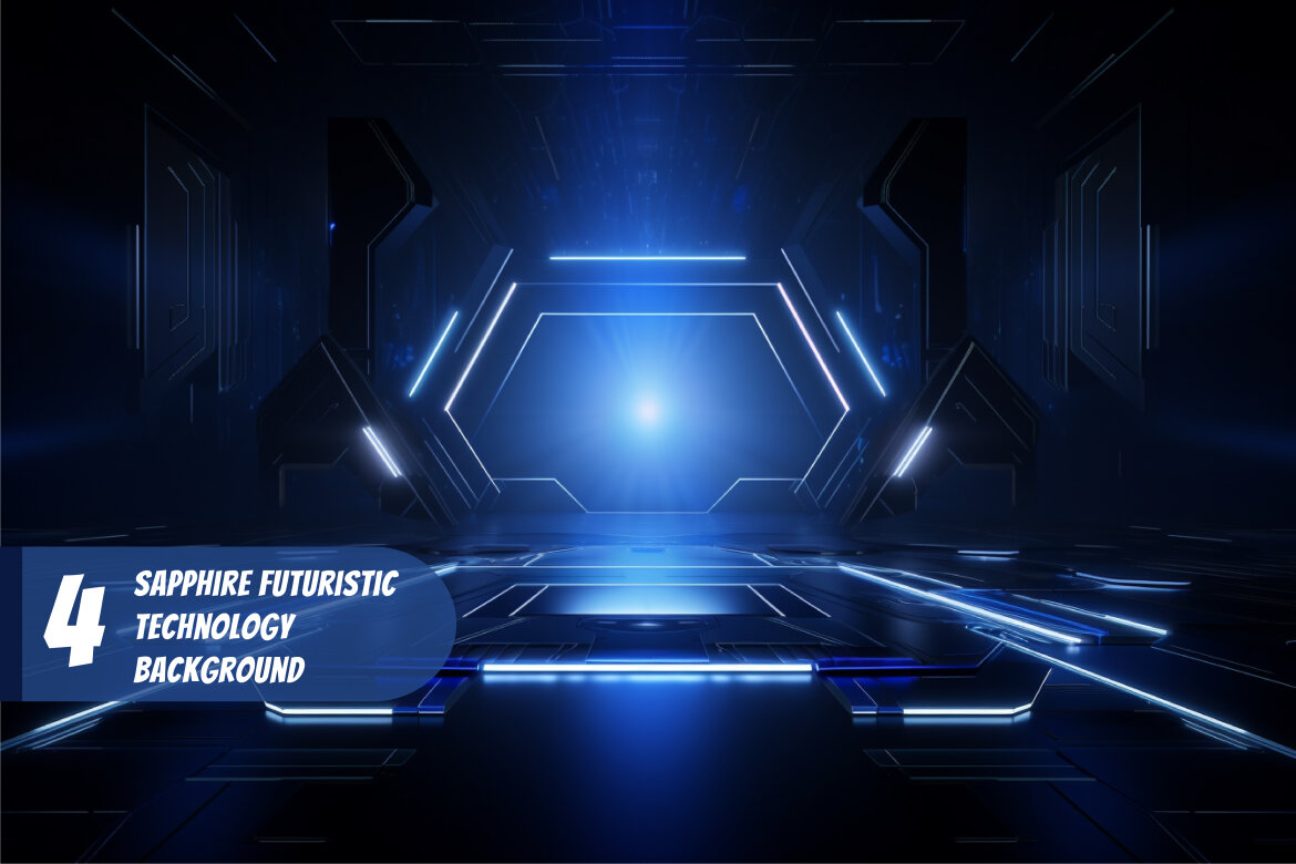 4 Images of sapphire futuristic technology background | Deeezy