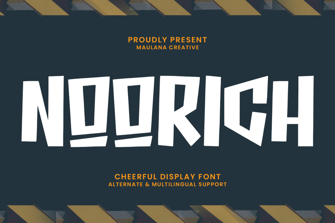 Noorich Cheerful Display Font | Deeezy