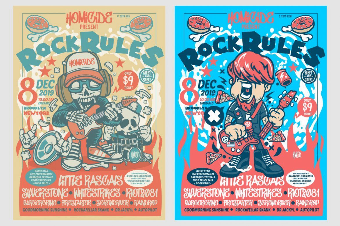 Rock Rules Poster | Deeezy