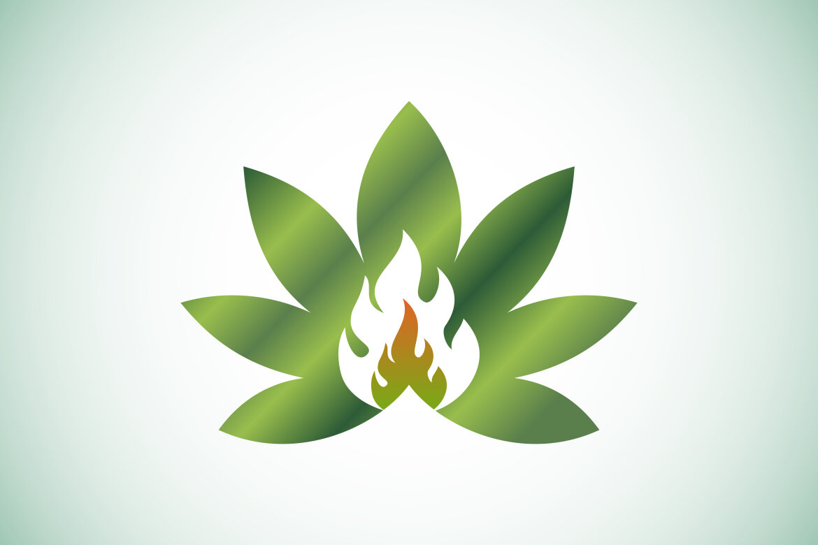 Cannabis fire Logo | Deeezy
