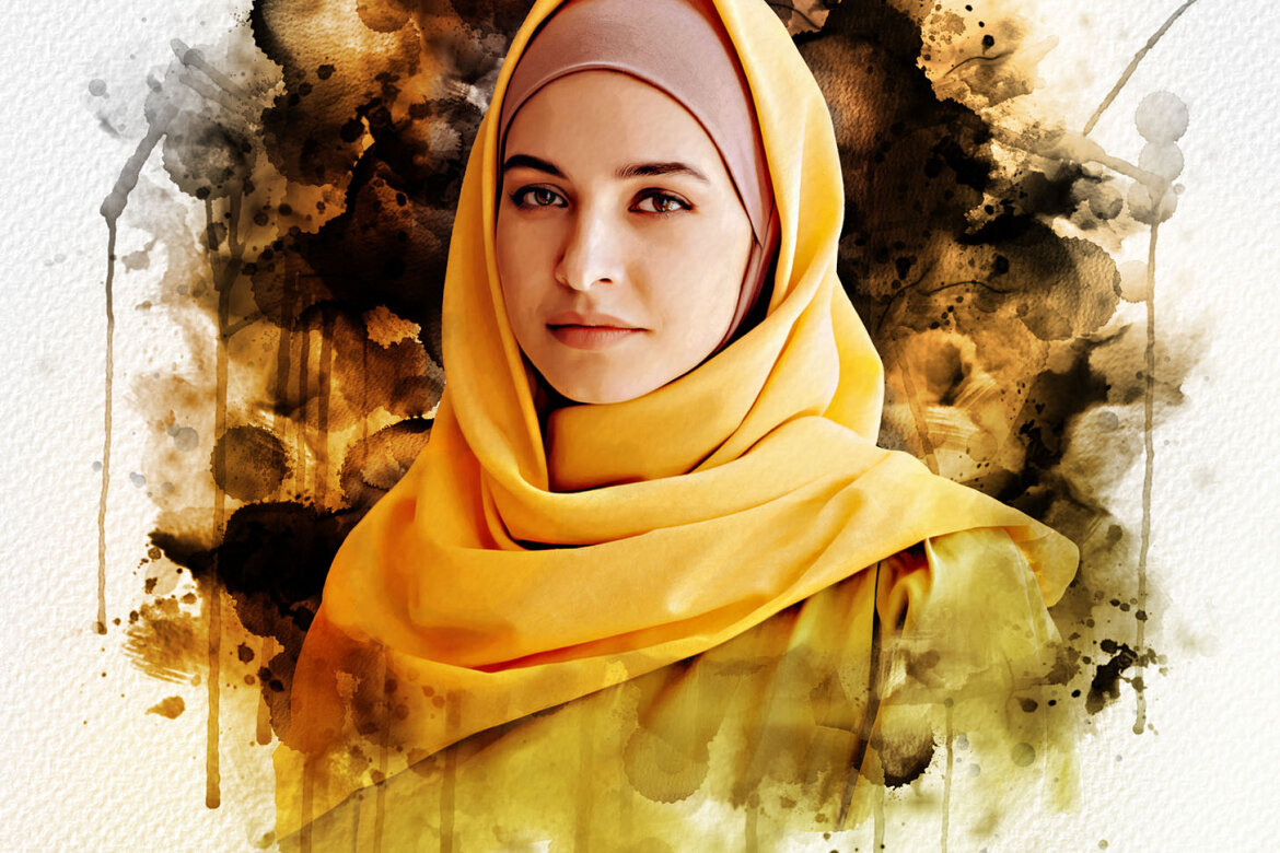 Artistic Bold Watercolor Art Photo Template | Deeezy