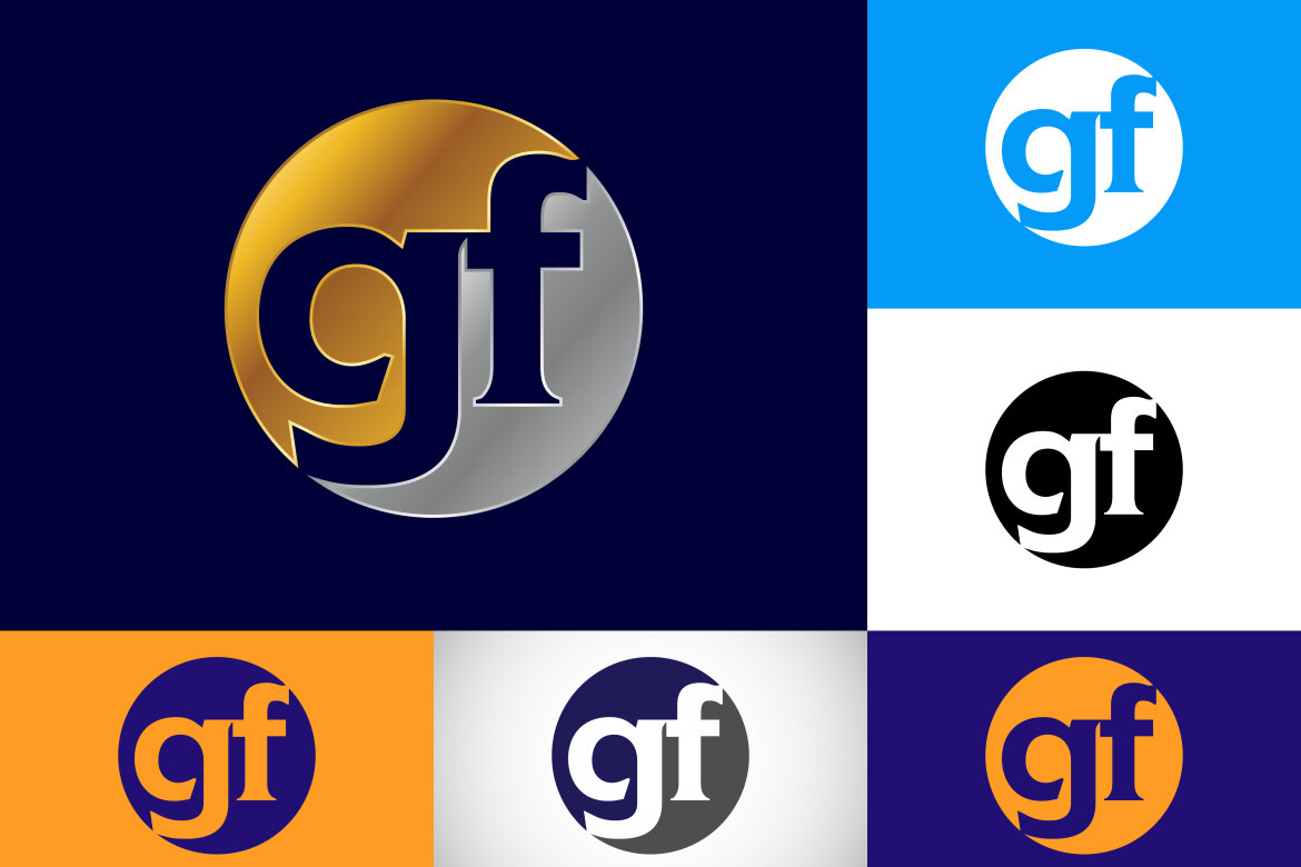 Letter G F Logo Design | Deeezy Letter G F Logo Design | Deeezy