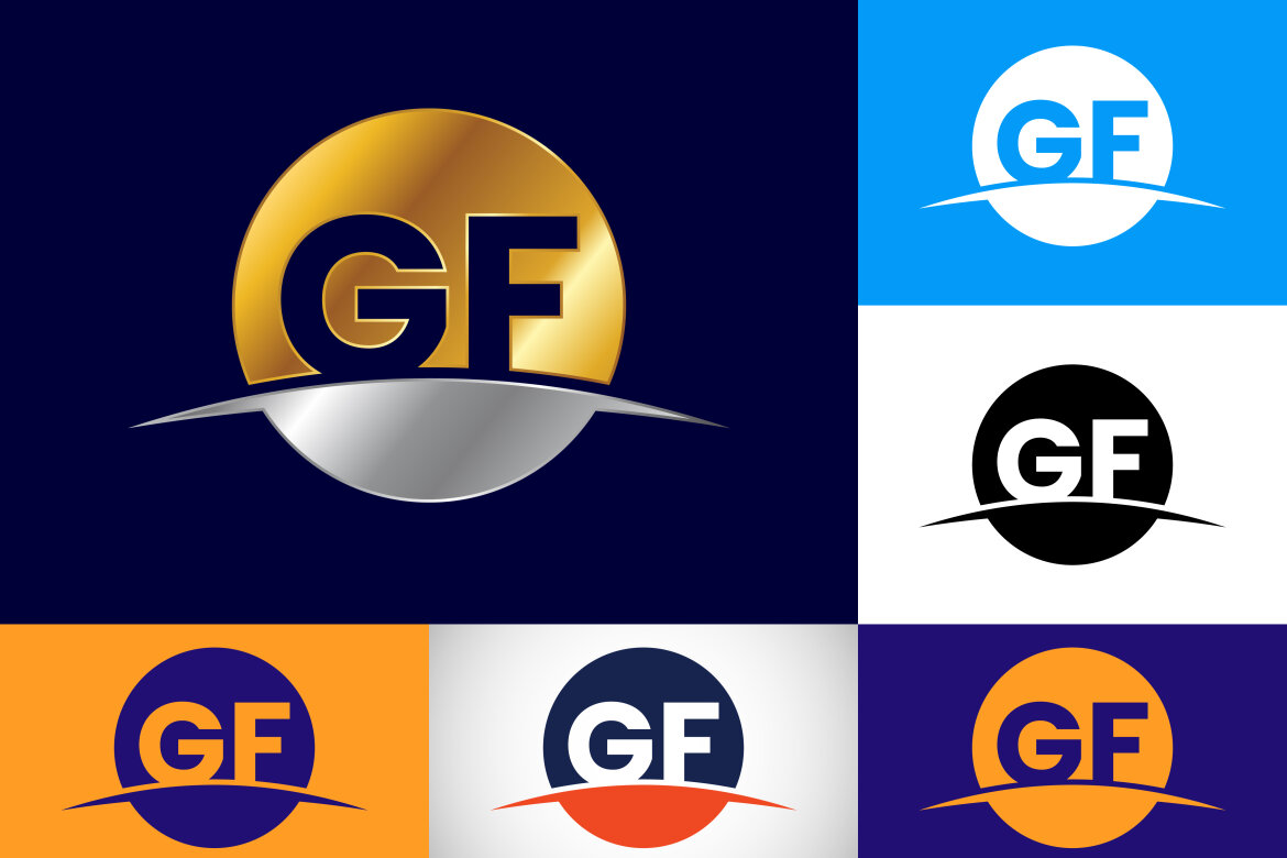 Letter G F Logo Design | Deeezy Letter G F Logo Design | Deeezy