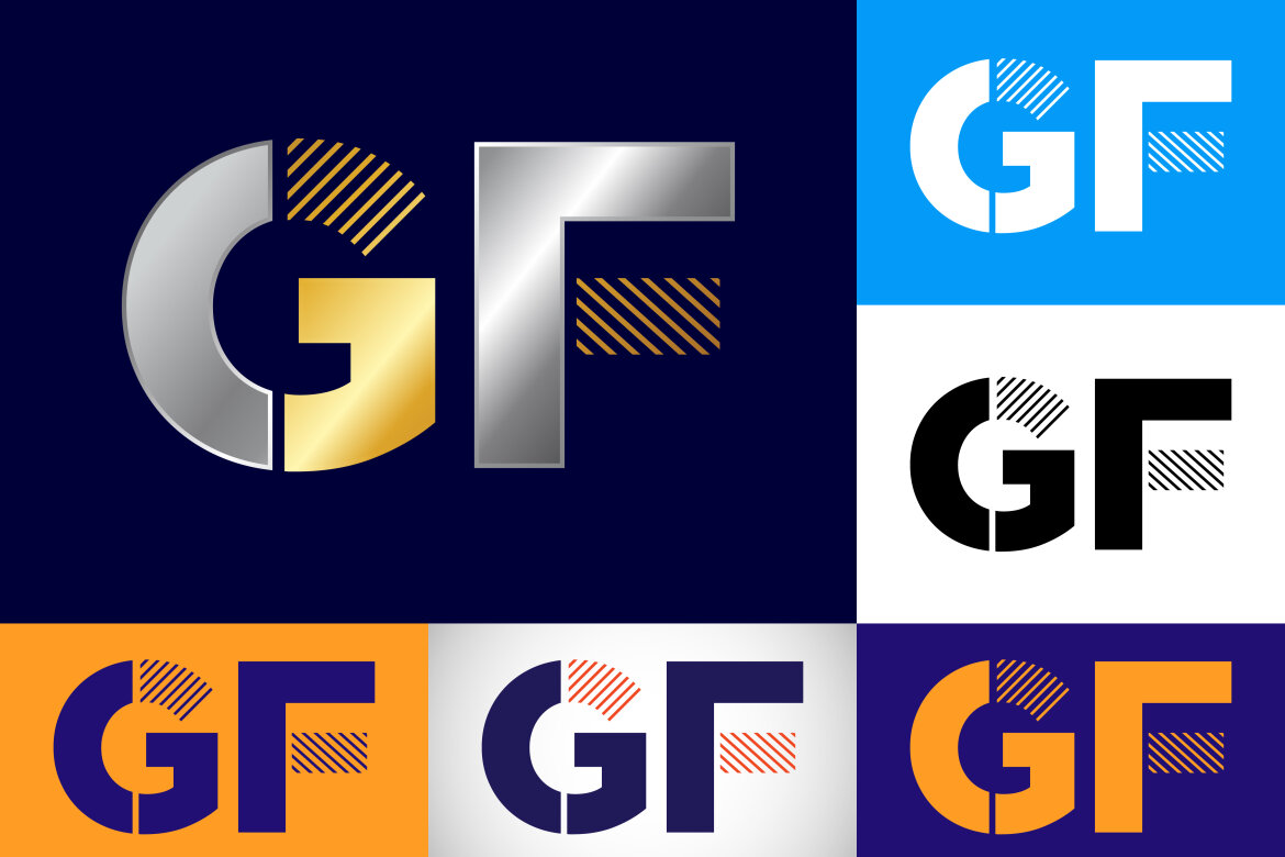 Letter G F Logo Design | Deeezy