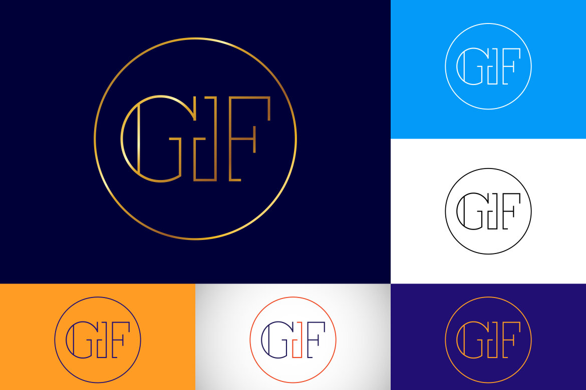 Letter G F Logo Design | Deeezy Letter G F Logo Design | Deeezy