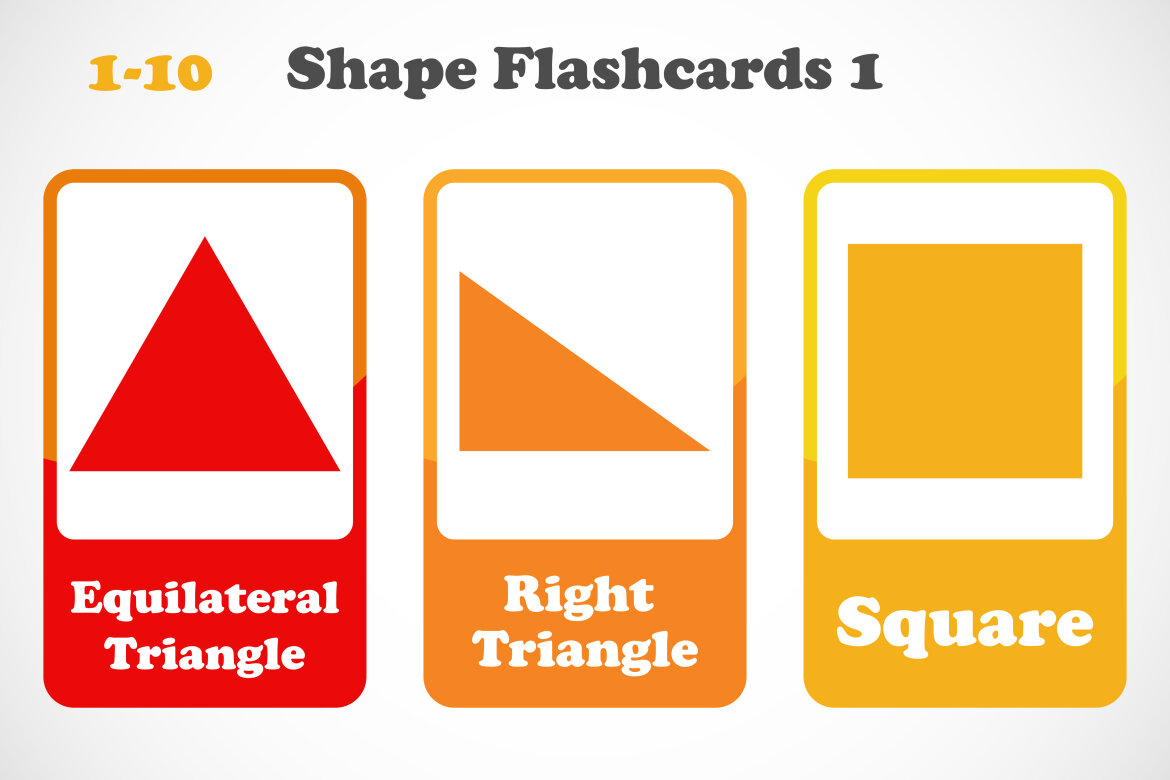 Geometric shapes flashcards | Deeezy