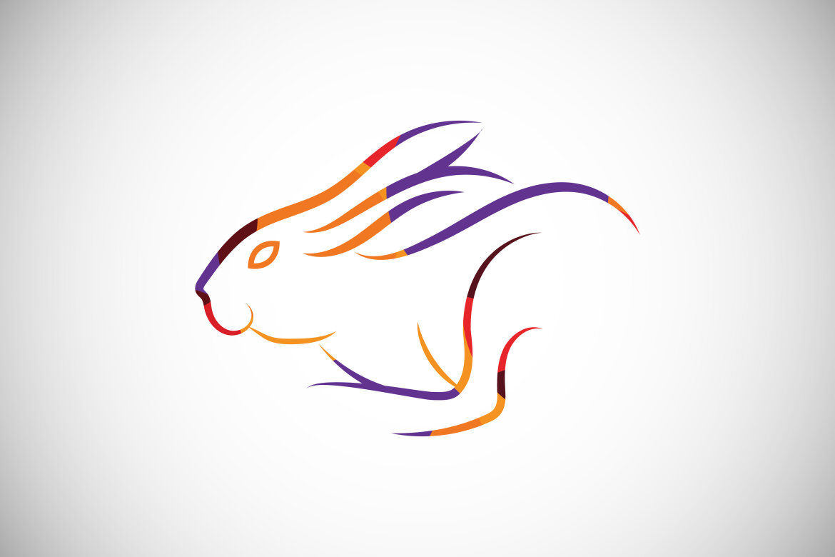Low Poly Rabbit Icon Logo | Deeezy