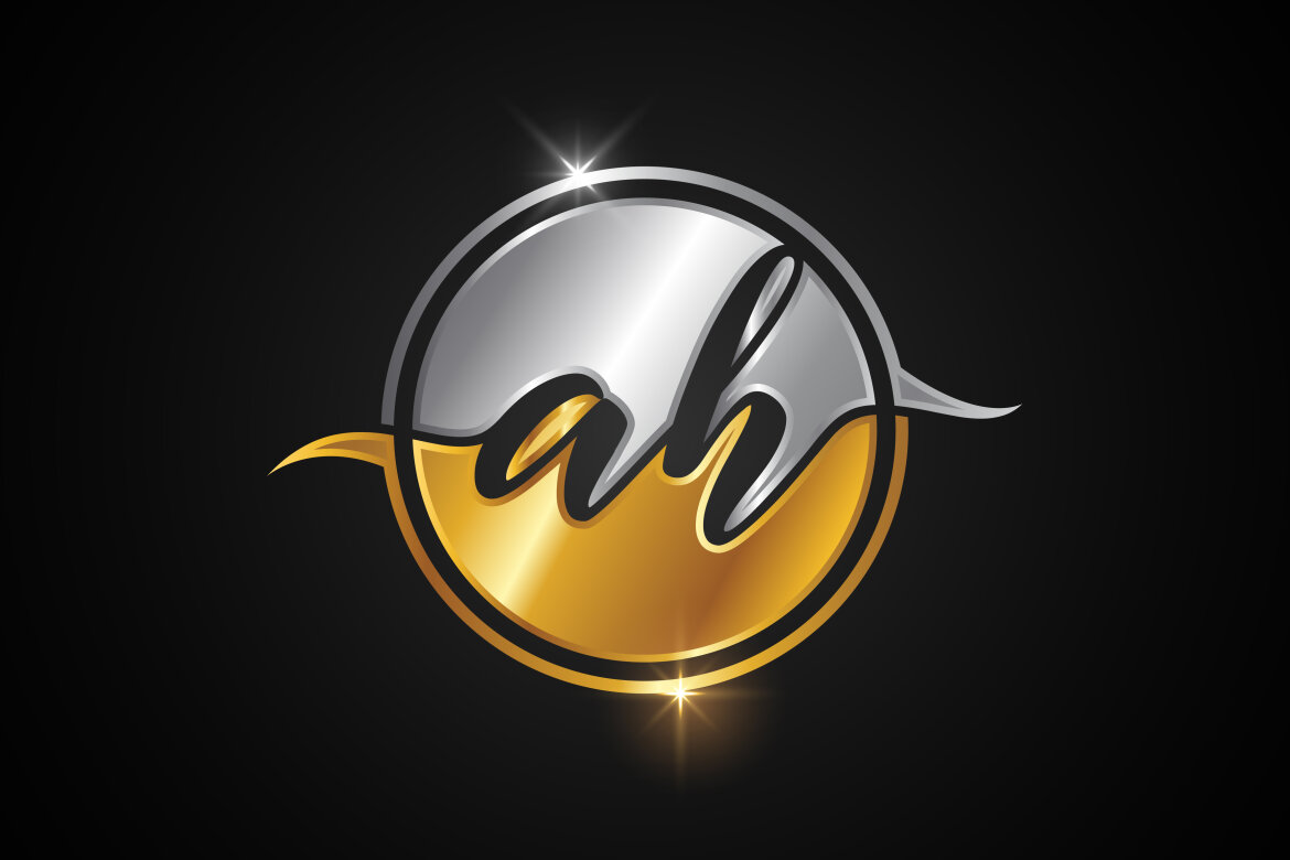 Letter A H Logo Design Vector | Deeezy